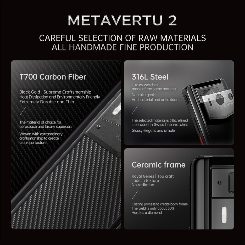Metavertu 2 Max Screen Carbon Fiber Web3 AI Phone – Black - VERTU ...