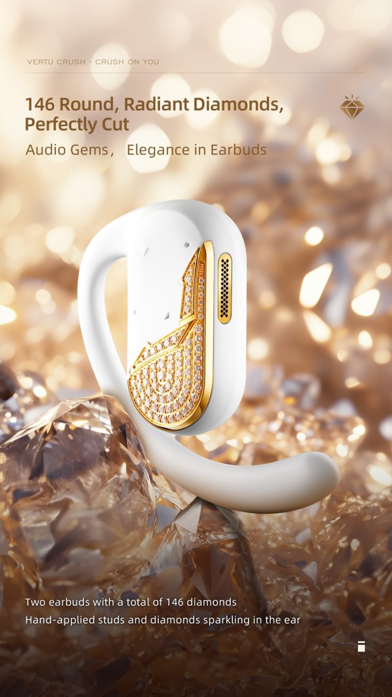 Vertu Crush AI Earbuds: Buy Black OWS Earbuds