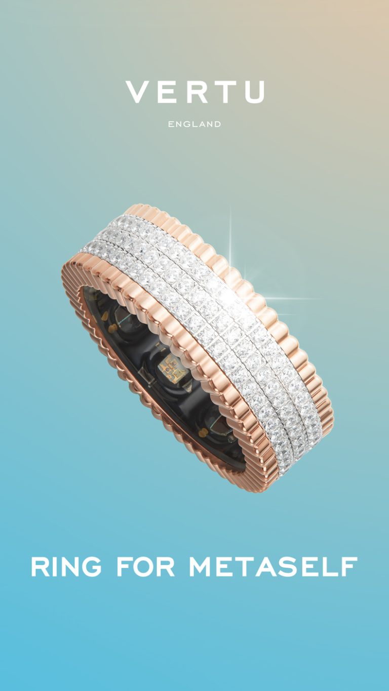 Vertu AI Diamond Ring – Floating Light: Luxury Smart Ring with AI ...