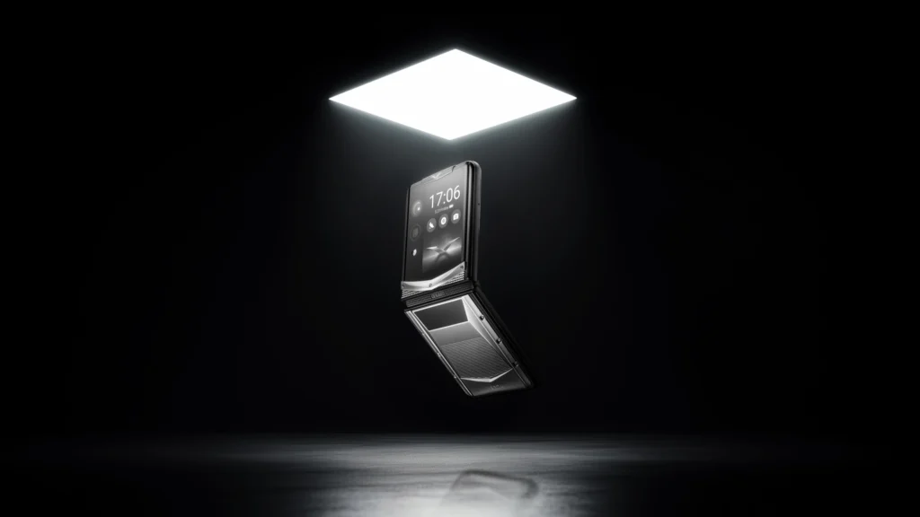 VERTU Quantum Alligator | Luxury Alligator Flip Phone