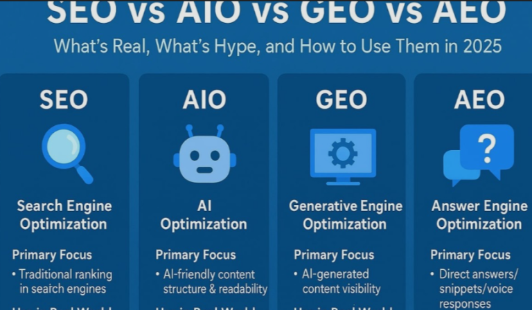 SEO vs. AIO vs. GEO vs. AEO: 2026 AI Search Strategy Guide | VERTU
